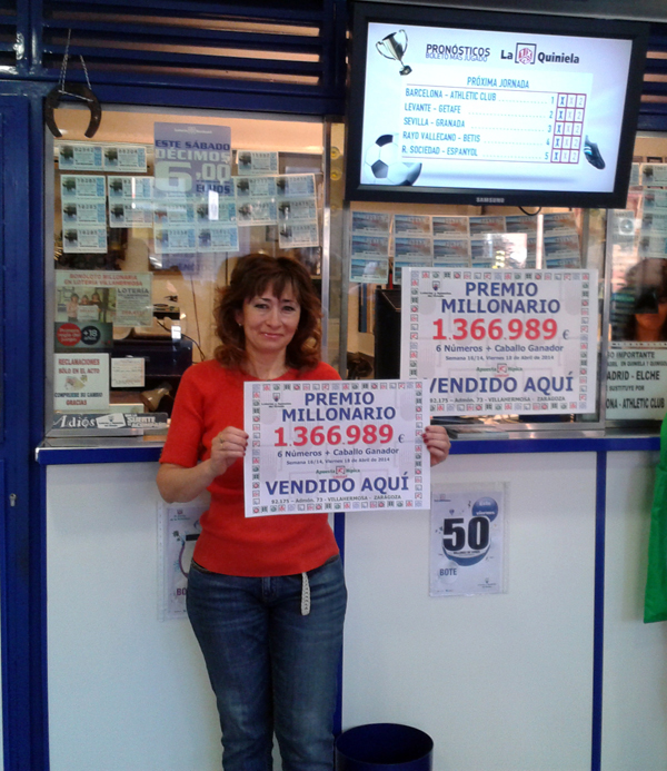 Premio de 1,3 millones para un único acertante en Lototurf